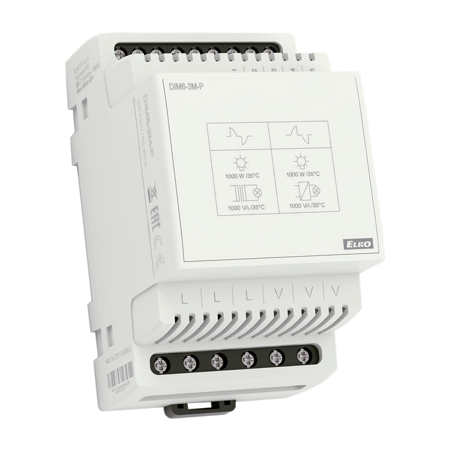 DIM6-3M-P /230V Expansion power module for the DIM-6 product :: RELAYS.TECH