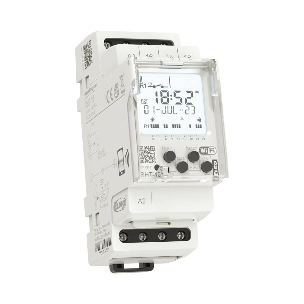 Wi-Fi time switch clock :: RELAYS.TECH